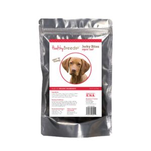 healthy breeds vizsla jerky bites beef recipe dog treats 5 oz