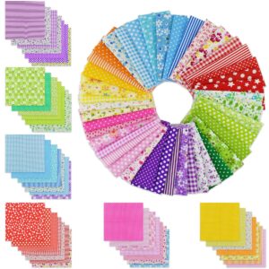 42 pcs 9.8 x 9.8 inches cotton fabric sewing patchwork squares quilting bundles different pattern cloths for sewing diy art work supplies scrapbooking quilting by renashed