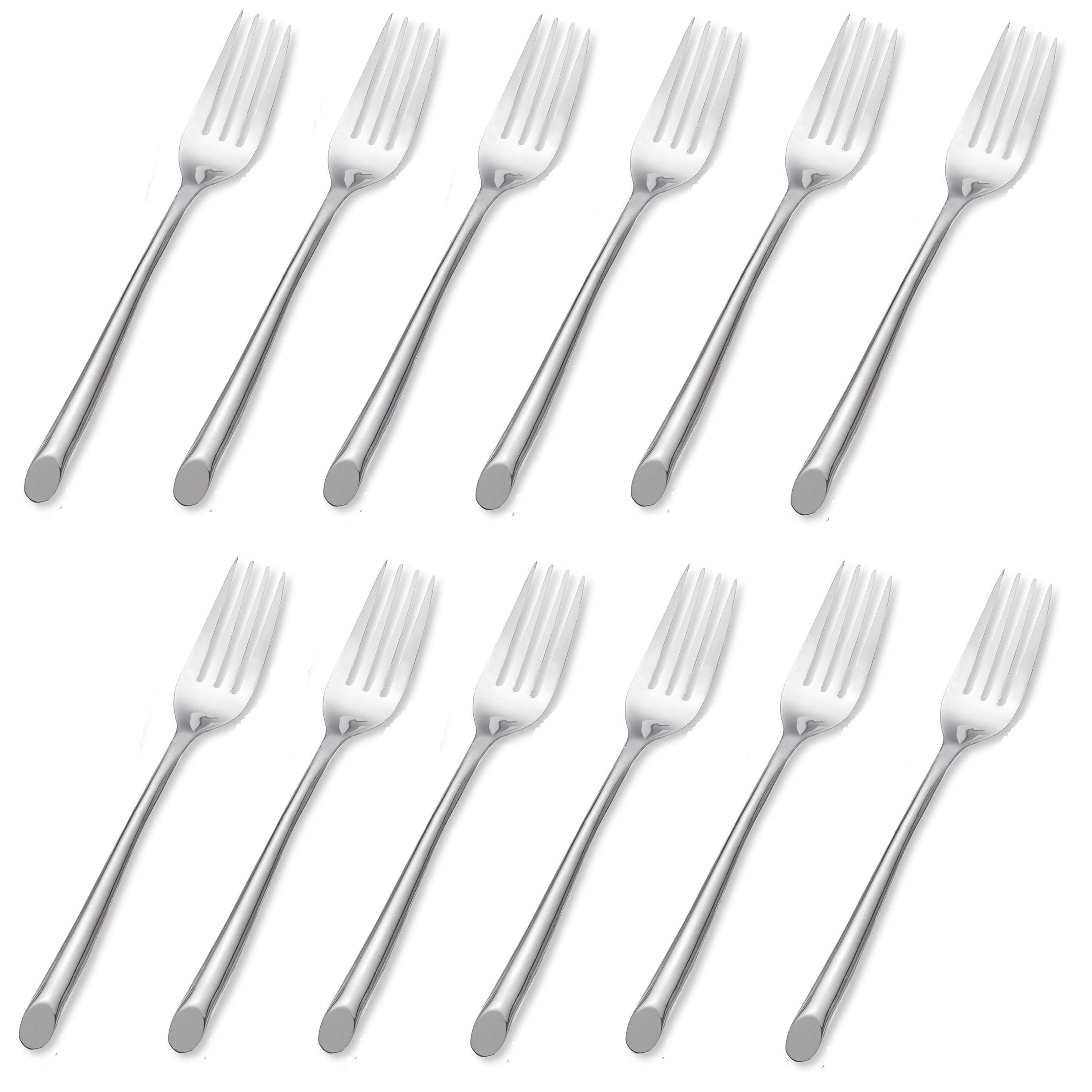 Towle Living Wave Stainless Steel Dinner Fork (Set of Twelve)