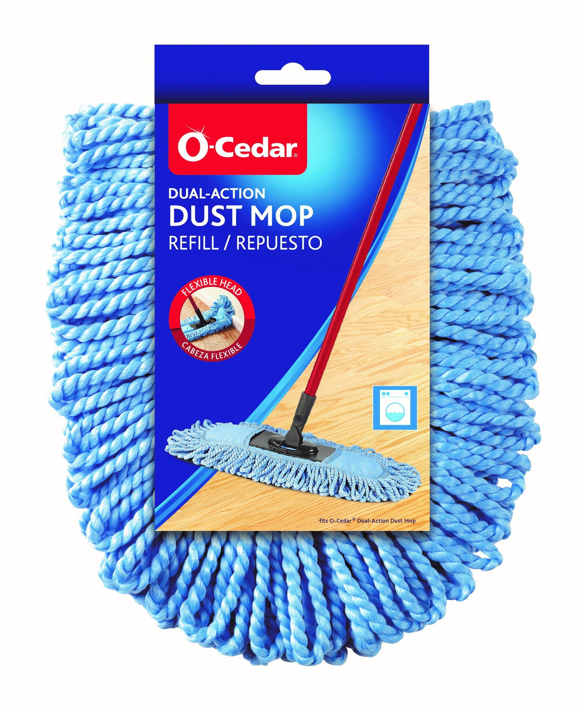 O-Cedar Dual-Action Dust Mop Refill (Pack of 2)