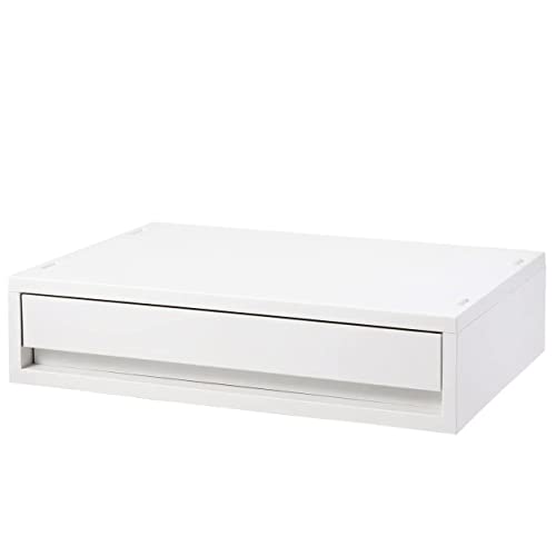 MUJI B7S7034 Storage Case, Small, White/Grey