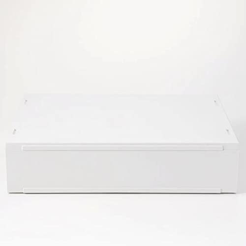 MUJI B7S7034 Storage Case, Small, White/Grey