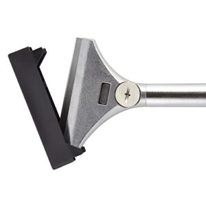 QEP 62920 4 in. Floor and Wall Razor Scraper with 5.25 in. Handle and Stainless Steel Blade