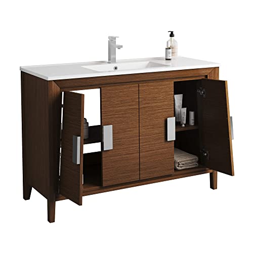 Fine Fixtures Imperial Collection 48" Single Bathroom Vanity Cabinet Set, Wheat