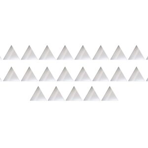 Marketing Holders 25 Pack Acrylic Mirrors for Crafts Small 3" Triangle Tiles for DIY Projects Event Wall Table Decor 0.18" Thick