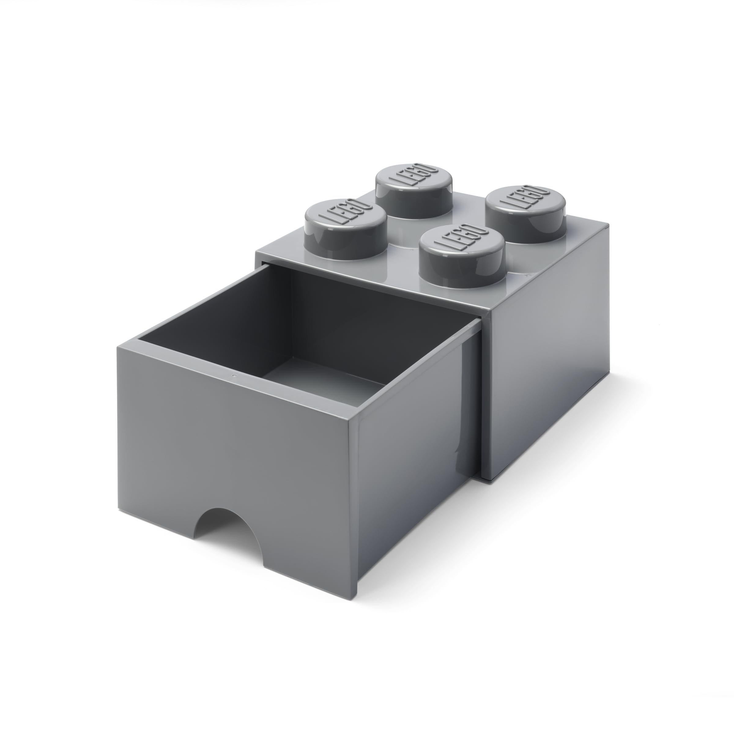 Room Copenhagen, Lego Brick Drawer - Stackable Storage and Décor - Brick 4, Dark Grey