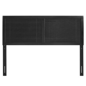 Modway MOD-6221-BLK Archie Full Wood Headboard, Black