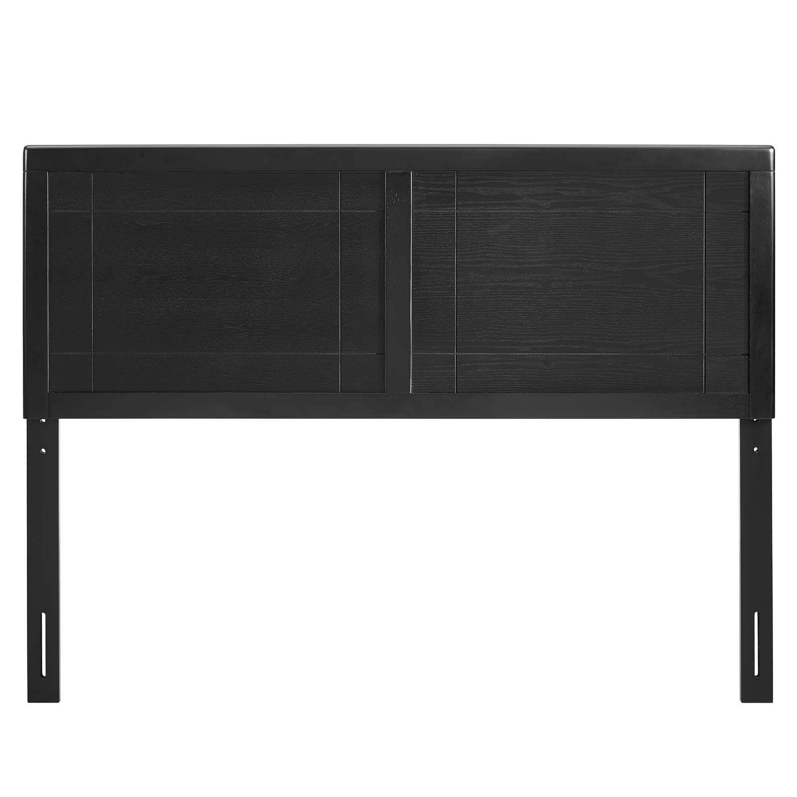 Modway MOD-6221-BLK Archie Full Wood Headboard, Black