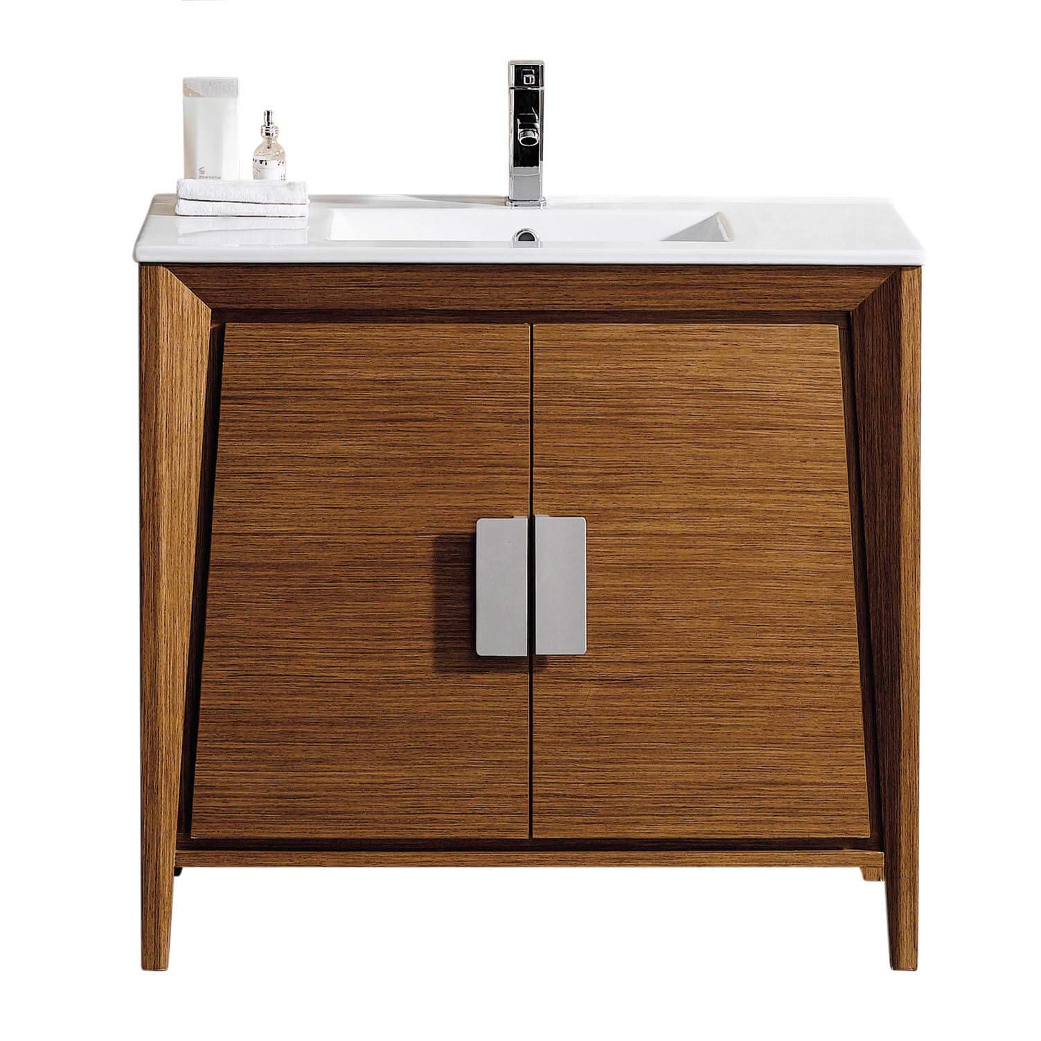 Fine Fixtures Imperial Collection 36" Bathroom Vanity Cabinet Set, White Ashtree