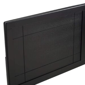 Modway MOD-6221-BLK Archie Full Wood Headboard, Black