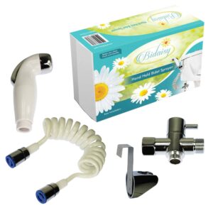 hand held bidet sprayer sale white toilet attachment complete kit feminine hygiene shattaf diaper wash get bidaisy fresh and clean