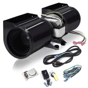 gfk-160a gfk-160 fireplace blower fan kit for heat n glo, quadra-fire, heatilator, superior, majestic, gti fireplaces, dv3732, quadra-fire 7100, heat n glo 6000clx, sl-750tr blower fan kit