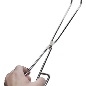 EISCO Crucible Tong, 13 Inch - Straight, Extra Long - Stainless Steel - For Furnace Use