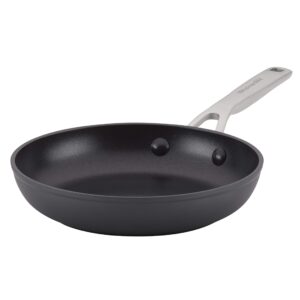 kitchenaid hard anodized induction nonstick fry pan/skillet, 8.25 inch, matte black