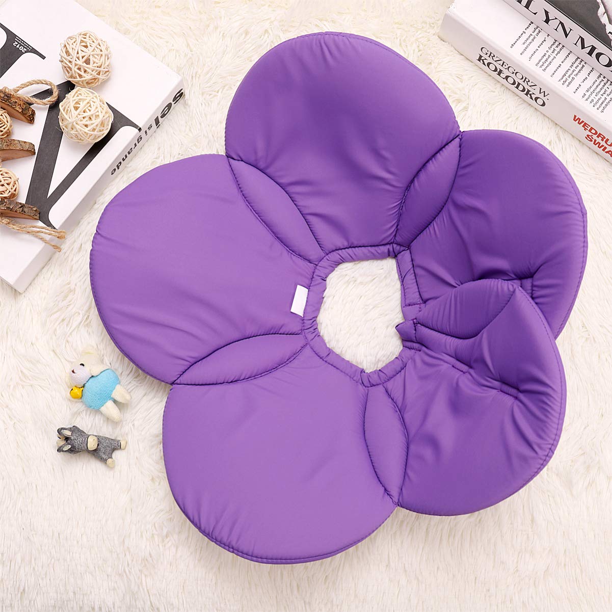 POPETPOP Pet Collar Elizabethan Collar Pet Protective Collar Collar for Pet Puppy Collar Pet Cone Dog Cone Cat Cone Collar Cone for Dogs Dog Collar Pet Necklace Cosmetic Soft Cloth