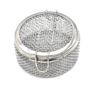 aaprotools micro mesh tray with lid, stainless steel, 85 mm x 35 mm