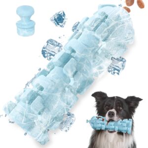 m.c.works ice lolly dog toys for aggressive chewer, extreme tough chew toys for large dogs heavy chewers, water&milk freezable dog toy, treat dispensing toys