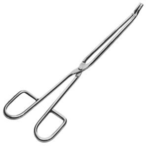 EISCO Crucible Tong, 13 Inch - Straight, Extra Long - Stainless Steel - For Furnace Use