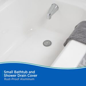 Kenney Bathtub Drain Cover, Silver