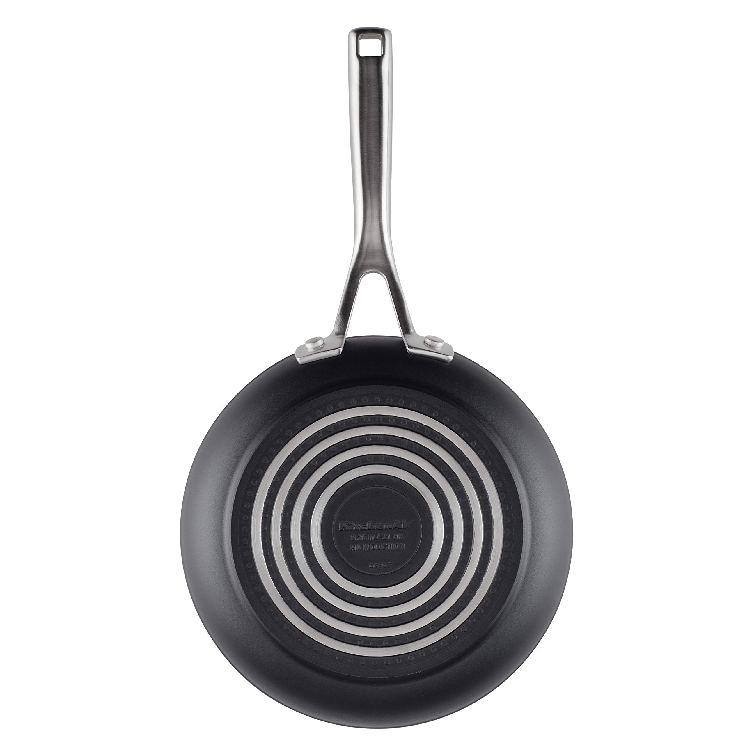 KitchenAid Hard Anodized Induction Nonstick Fry Pan/Skillet, 8.25 Inch, Matte Black