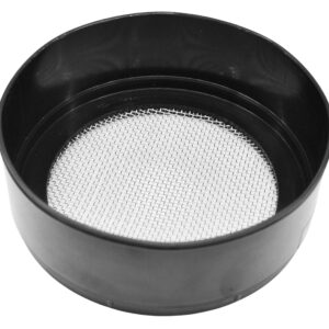 EISCO 6 Piece Stackable Assorted Mesh Sieve Set, 7 Inch - Plastic - Includes #5, 10, 60, and #230 Plus Bottom Pan and Cover