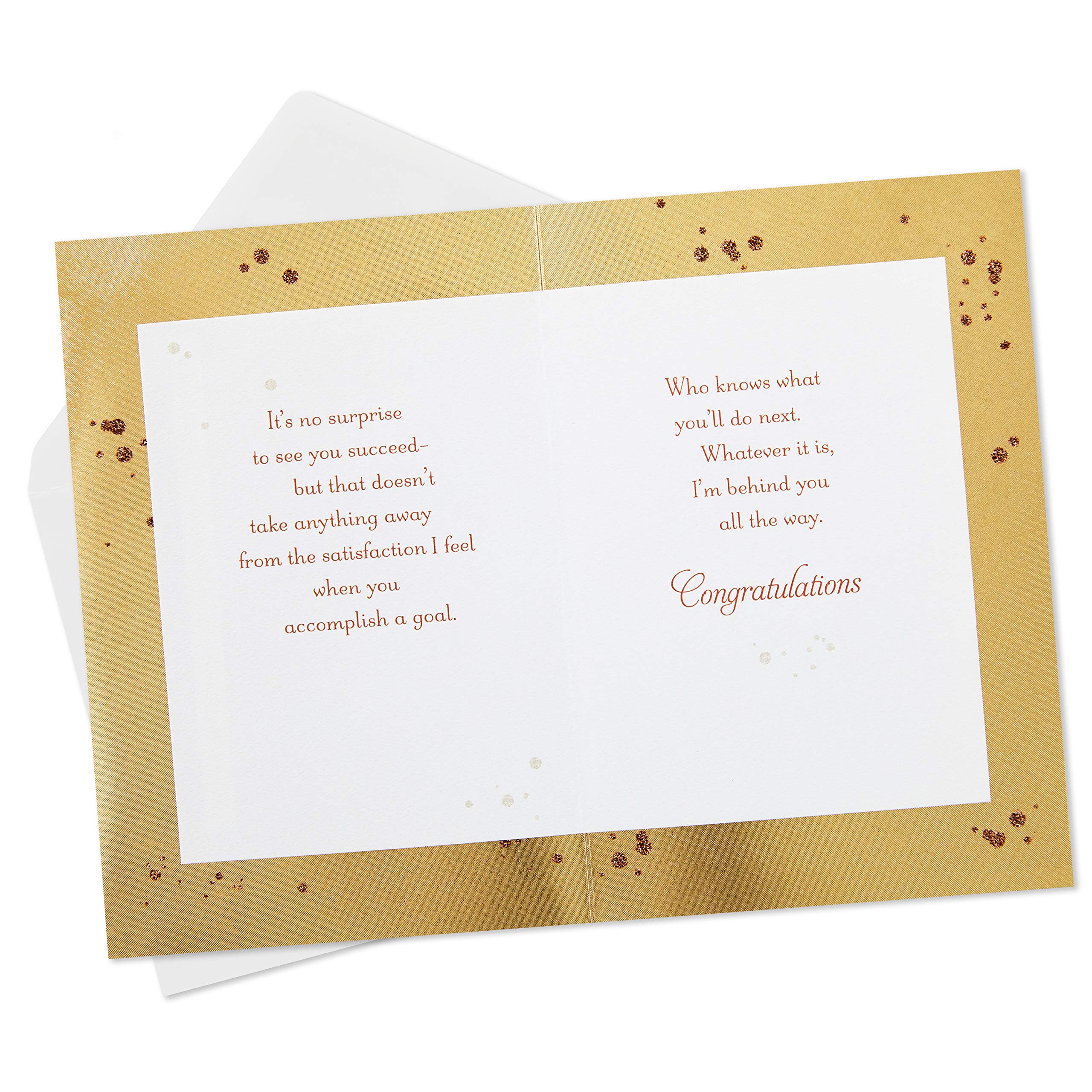 Hallmark Congratulations Card or Graduation Card (You Worked for This)