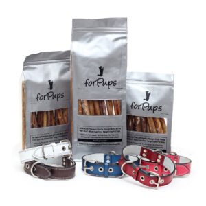 forPups Standard Thickness Bully Sticks (6 Inch - 25 Pack) - All Natural, Grass-Fed, Non-GMO (6") 100% Beef Pizzle Dog Chews, Fully Digestible, Best Dental Treats