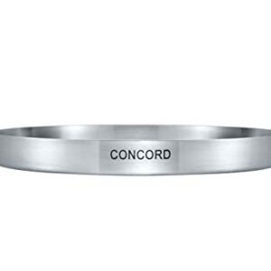 Concord Large Stainless Steel Convexed Comal Coza, 21.25" Mexican Discada (21.25)