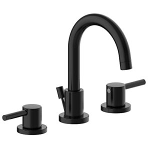 design house 594002 eastport ii bathroom, widespread faucet, matte black