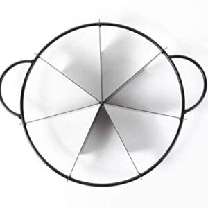 HAWOK Pie Cutter Press No-Stick Pie and Cake Divider Works Up To 10" Diameter Desserts