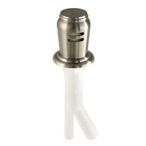 kingston brass ka831bn trimscape dishwasher air gap, brushed nickel