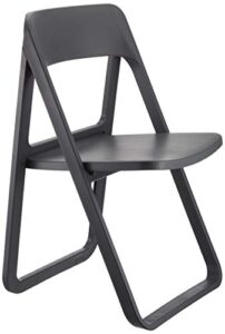 compamia dream folding outdoor chair dark gray