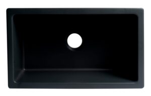 alfi brand ab3018hs-bm kitchen sink, black matte