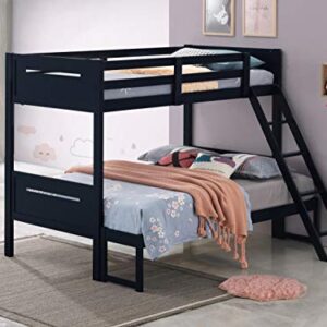 Coaster Home Furnishings Littleton Twin Over Full Bunk Bed Blue