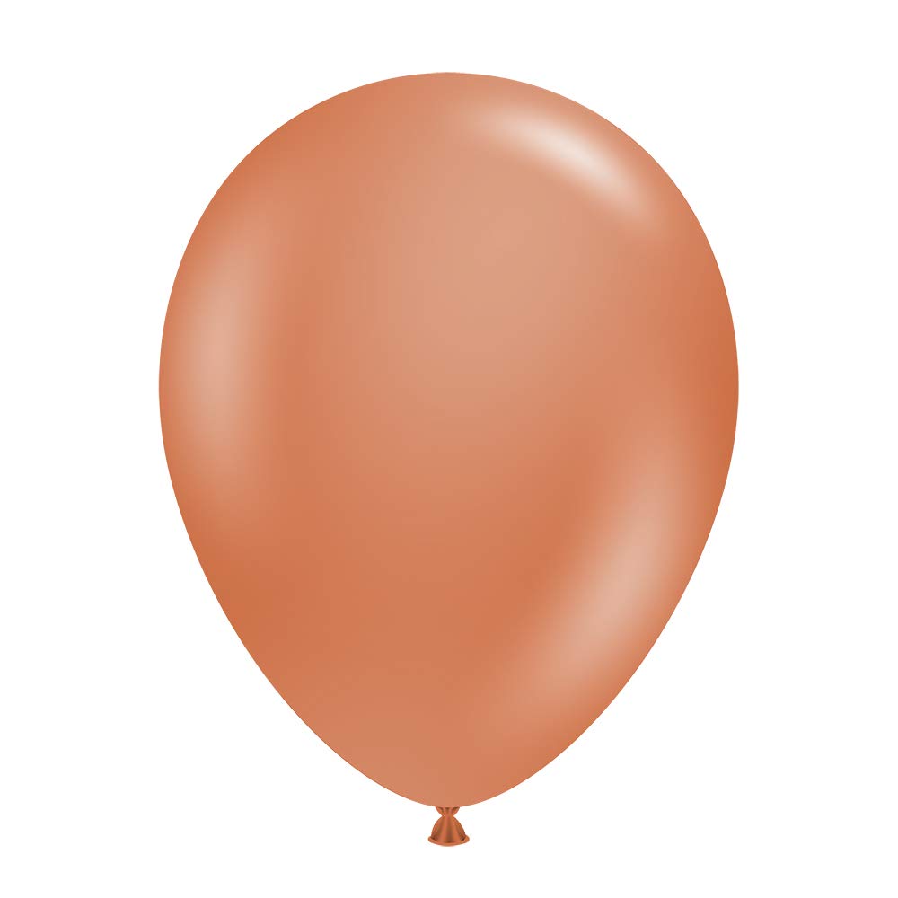 TUFTEX 5" Burnt Orange Latex Balloons