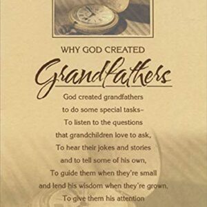 Designer Greetings Why God Created Grandfathers Religious/Inspirational Birthday Card