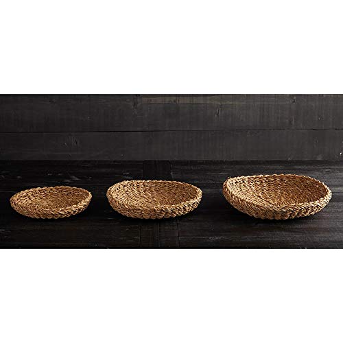 47th & Main Decorative Round Baskets, Set of 3, Sea Grass