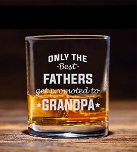 only the best brothers get promoted to uncle pregnancy announcement whiskey glass (uncle)