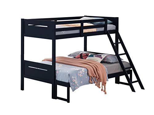 Coaster Home Furnishings Littleton Twin Over Full Bunk Bed Blue