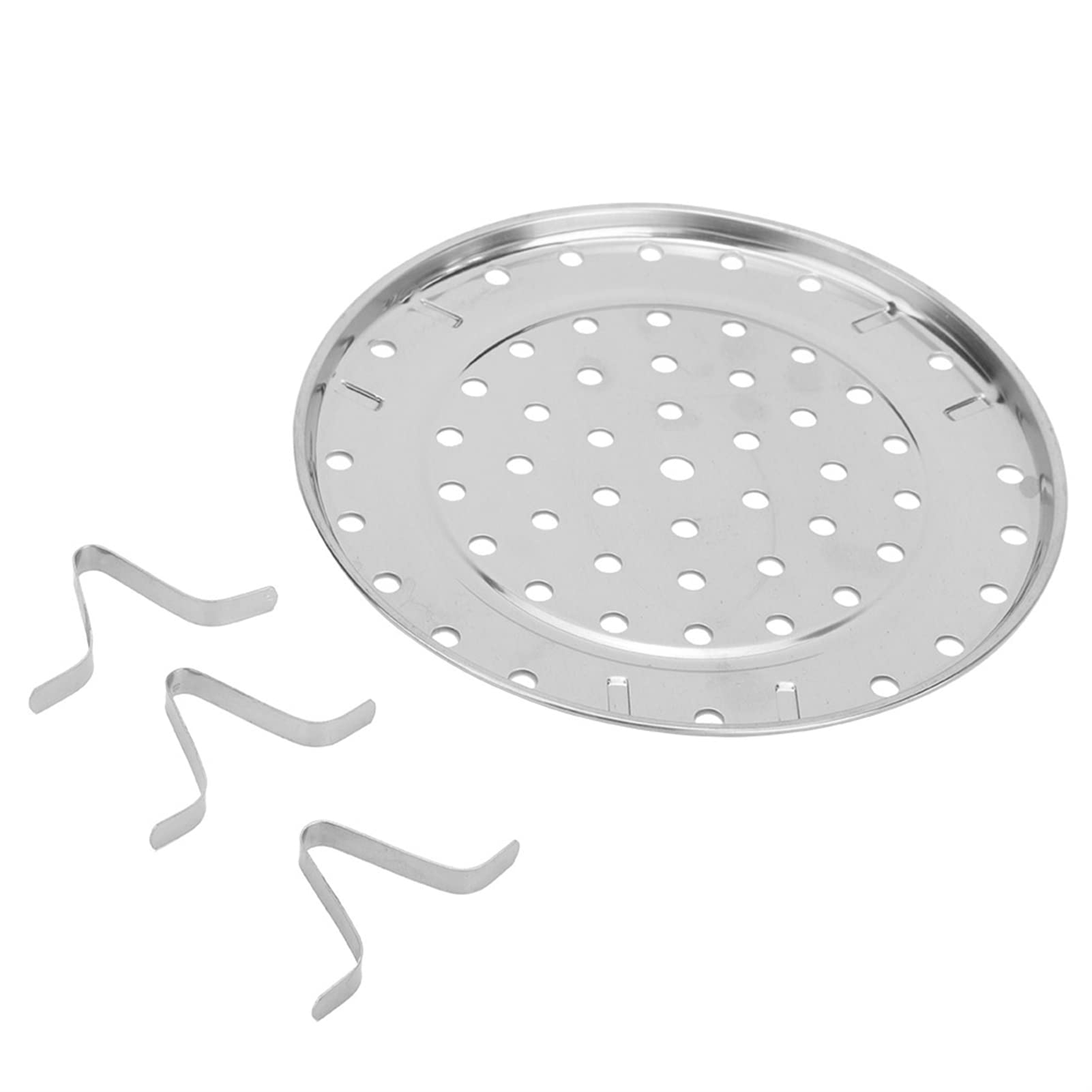 10in Steamer Rack, Stainless Steel Canning Rack Cooking Food Vegetable Steaming Tray Steam Basket for Pressure Cooker Stainless Pots Wok