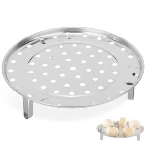 10in steamer rack, stainless steel canning rack cooking food vegetable steaming tray steam basket for pressure cooker stainless pots wok