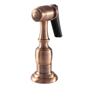 kingston brass kbspr6ac made to match kitchen faucet side sprayer, antique copper