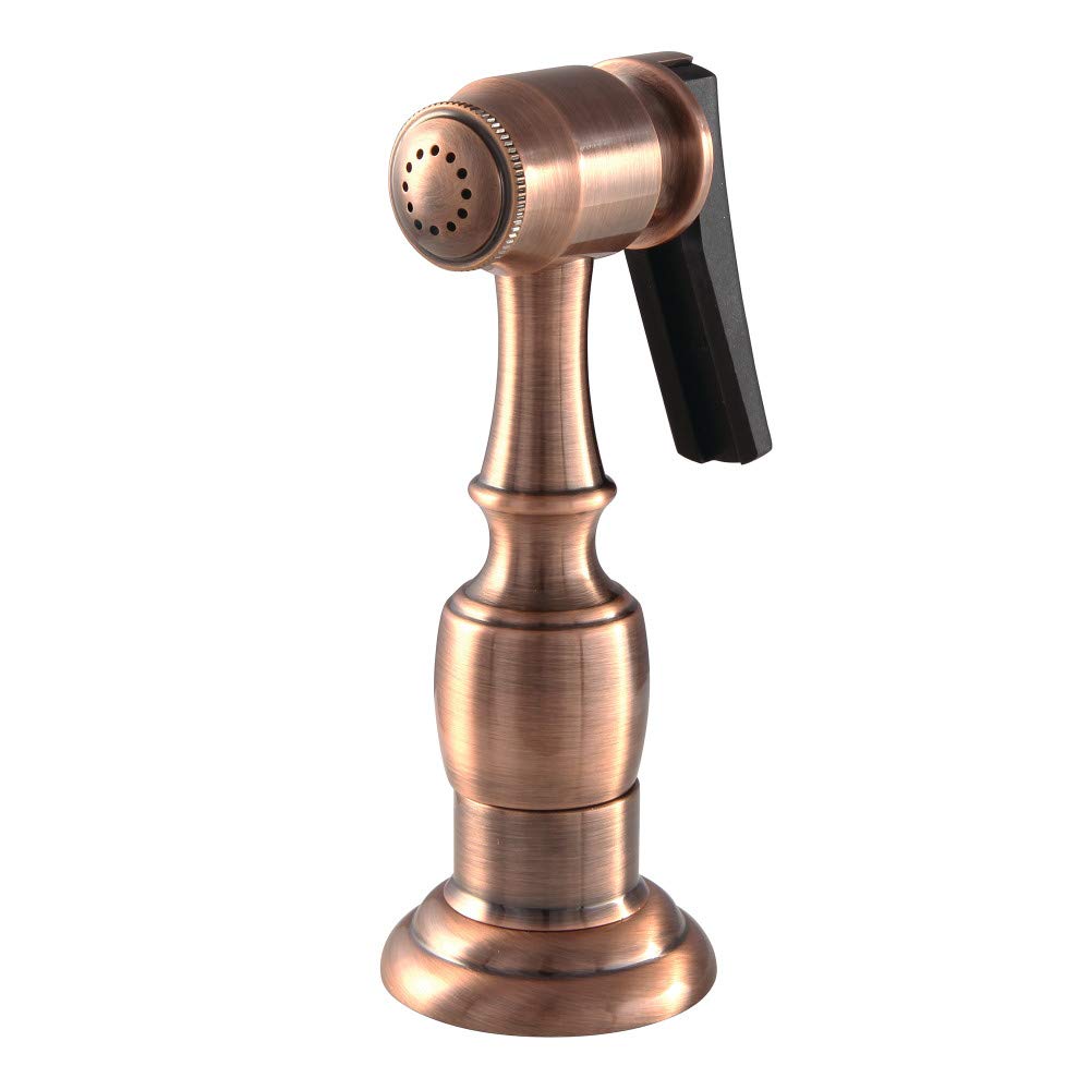 Kingston Brass KBSPR6AC Made to Match Kitchen Faucet Side Sprayer, Antique Copper