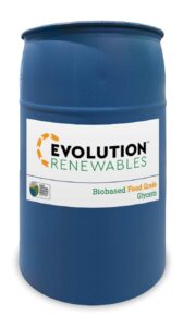 evolution renewables glycerin – food grade (drum 551 lbs)