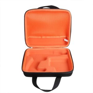 Hermitshell Hard Travel Case for BLACK+DECKER 20V MAX Cordless Drill/Driver with 30-Piece Accessories (LD120VA) (Black+Orange)