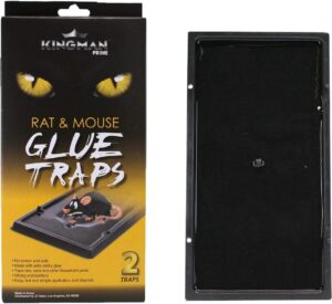 kingman prime medium mouse trap rat trap glue trap/board (12 traps) rodent trap safe easy non-toxic