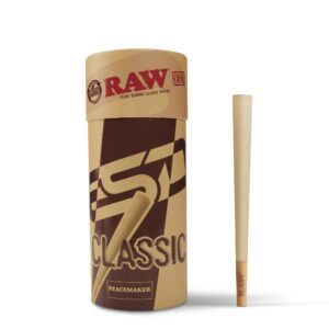 raw peacemaker cones classic | 27 pack | larger than king size - all natural vegan friendly and pre rolled for convenience