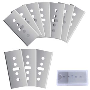 ucec utility knife blades, 10pcs box cutter replacement blades for ucec utility knives with storage box