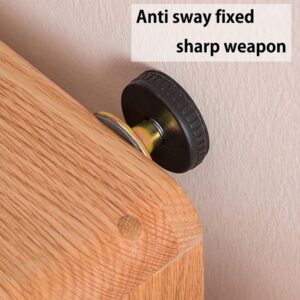 Wedong 4 Pack Anti-Shake Tool, Adjustable Threaded Headboard Stoppers Fixer Prevent loosening Anti-Shake Fixer for Bed Frame,Room Wall,Cabinets, Sofas(30-40mm)