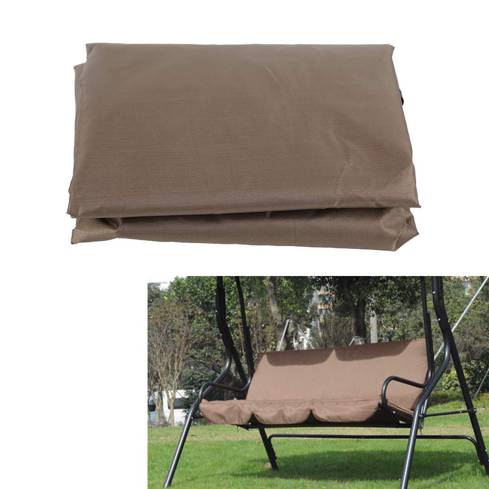 Swing Cover 3 Seat Swing Cushion Cover Garden Courtyard Outdoor Waterproof Polyester Taffeta Threeseater Swing Chair Hammock Seat Cushion Cover Cushion Cover 59.1 X 19.7 X 3.9In